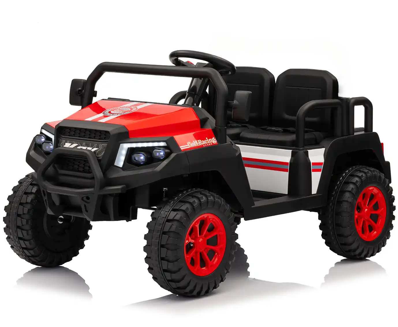 Little Riders Bush Mates 24V 4-Seater Kids Ride-On Car – Family Fun ...